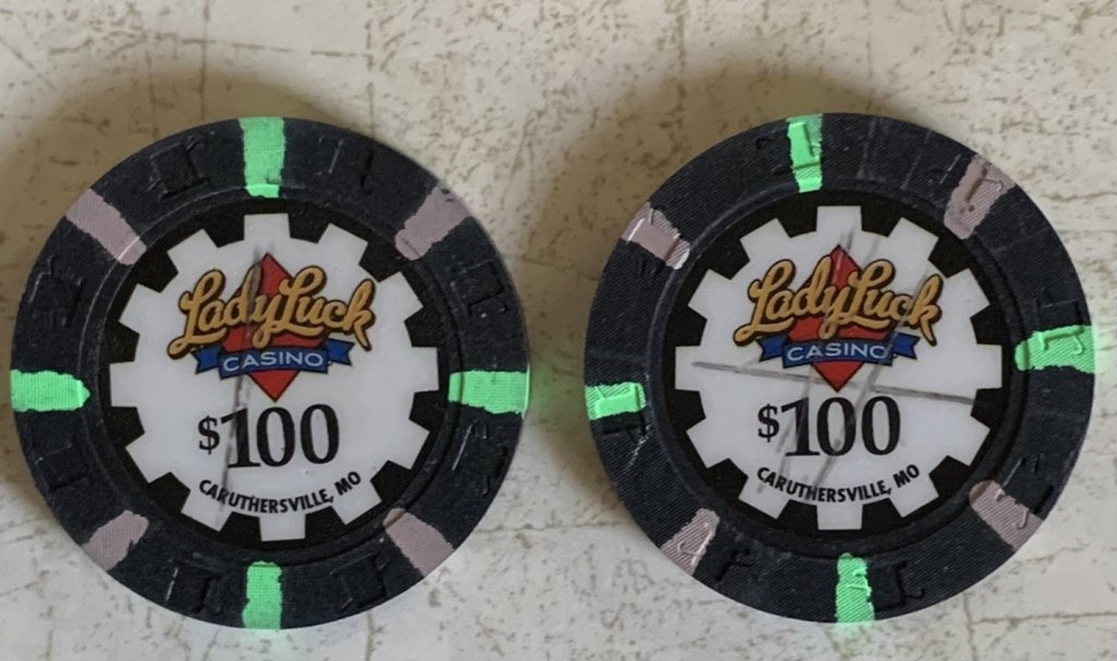 Sold - All in This Together Lady Luck $100’s | Poker Chip Forum