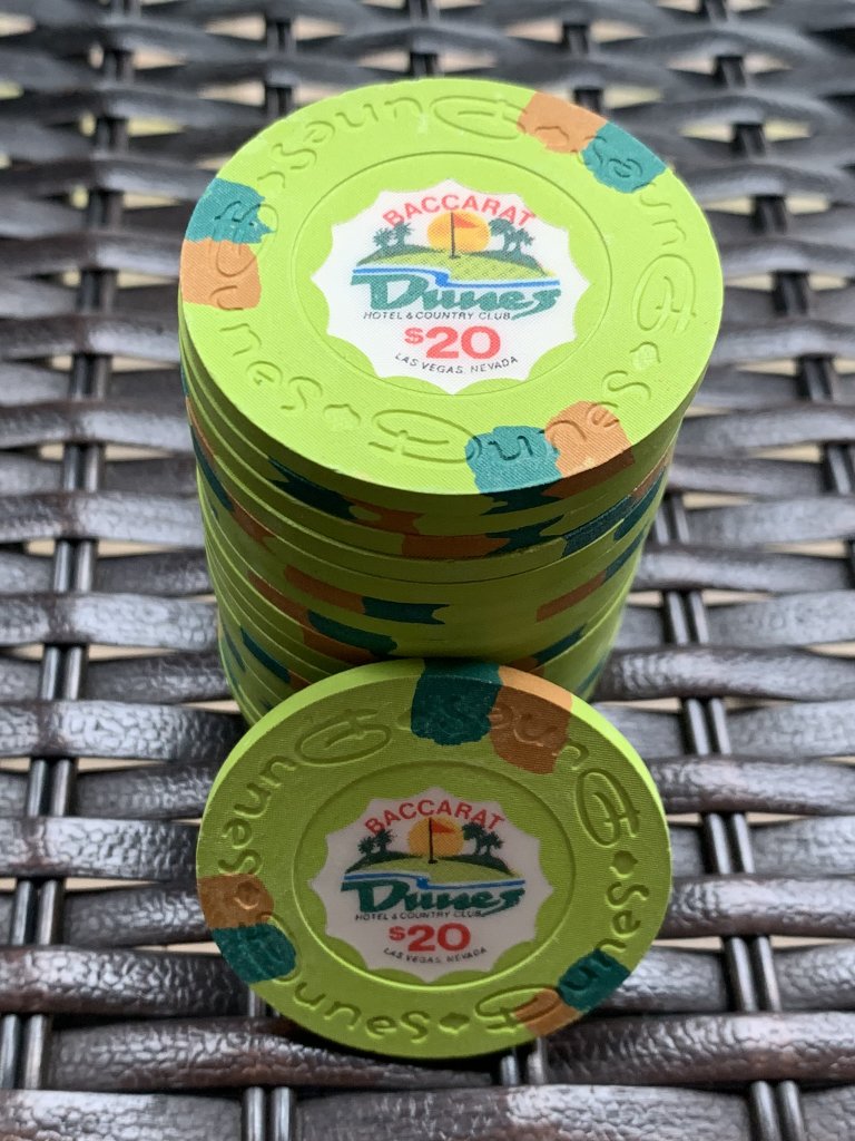 Auction - Dunes Baccarat $20's (24 hour auction) | Poker Chip Forum