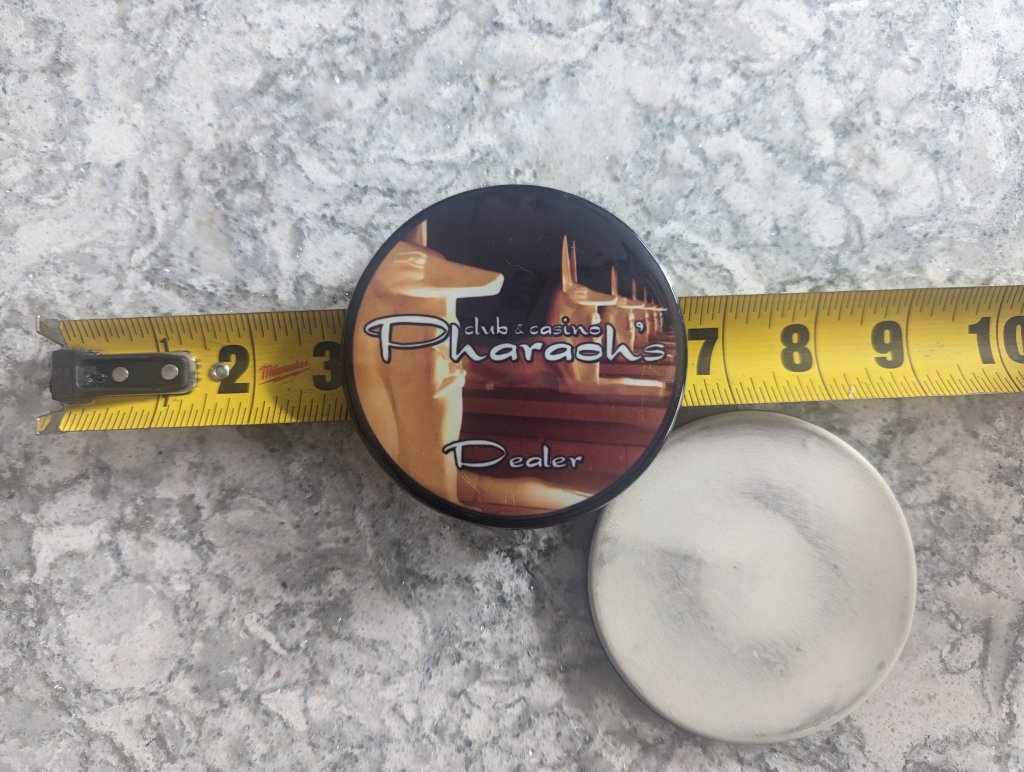 Found - Pharaoh dealer button | Poker Chip Forum