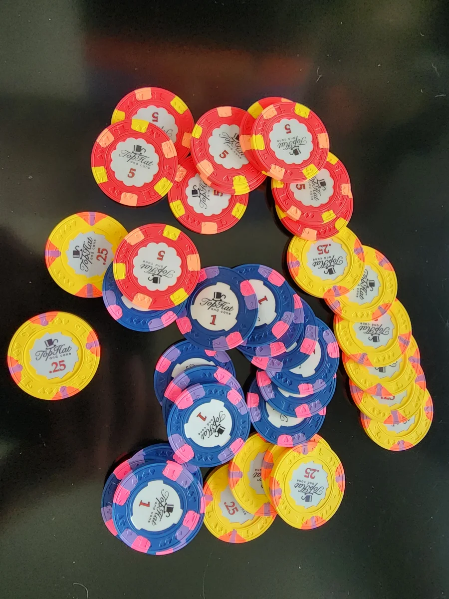 Canceled - WTHC - World Top Hat & Cane - Paulson Poker Chips - 1,200 ...