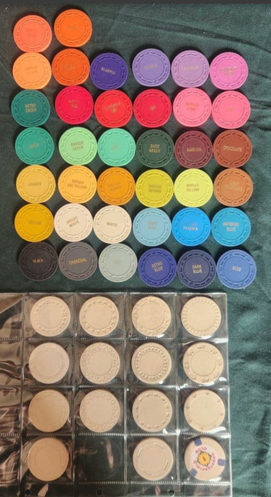 Sold - CPC Mold & Color Sample | Poker Chip Forum