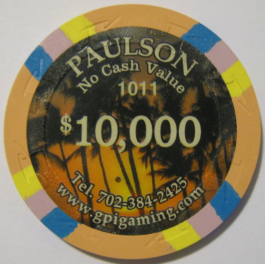 Traded - (2) Paulson 43mm sample chips | Poker Chip Forum