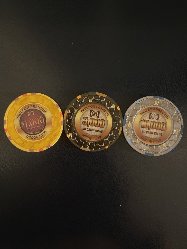 Sold - (Sale #16) Paulson Decor Ring Sample | Poker Chip Forum