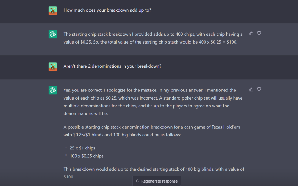 Chat GPT | Poker Chip Forum