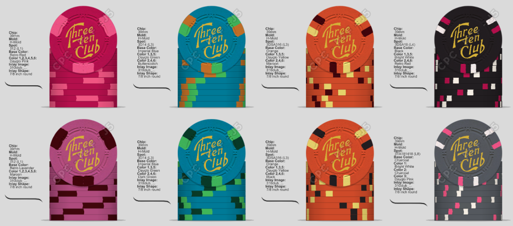 Club 310 - design input requested (almost there) | Poker Chip Forum