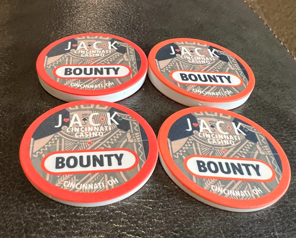 Canceled - Jack Cinci Bounty Chip Samples | Poker Chip Forum