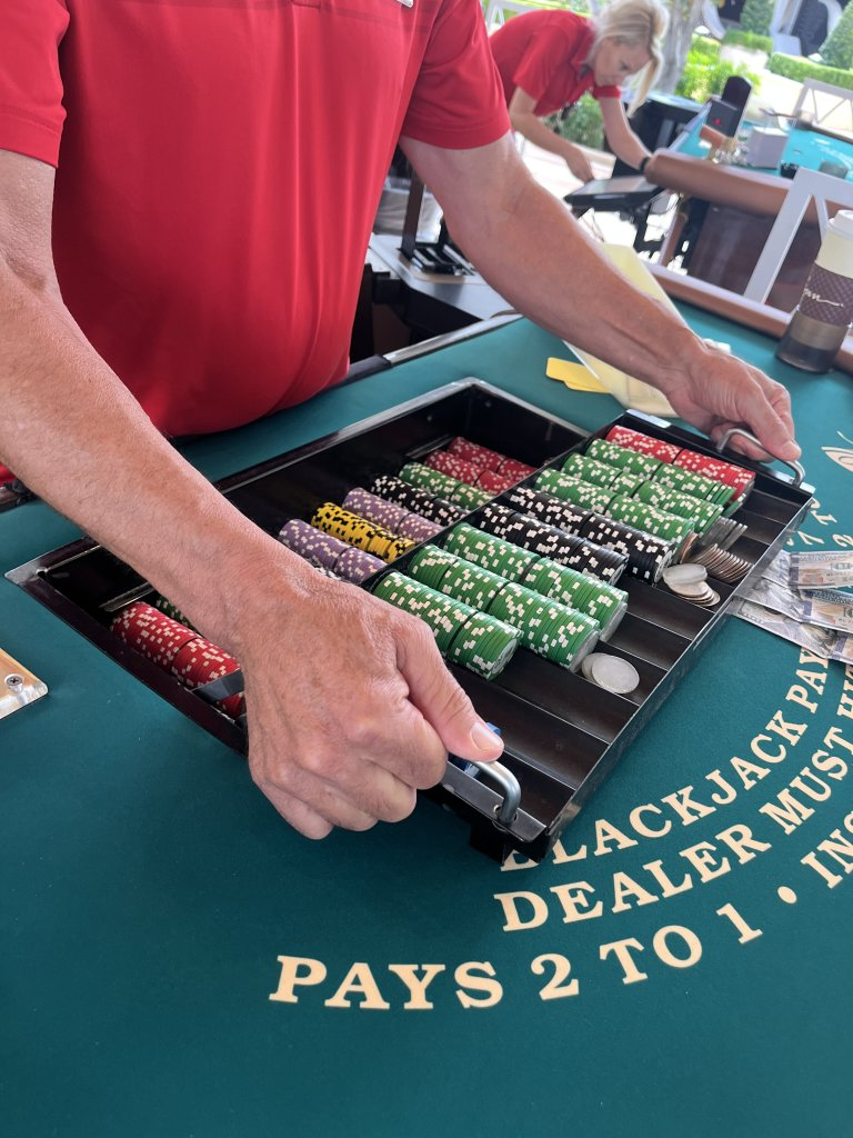 Why has no one built a hidden dealers tray? | Poker Chip Forum