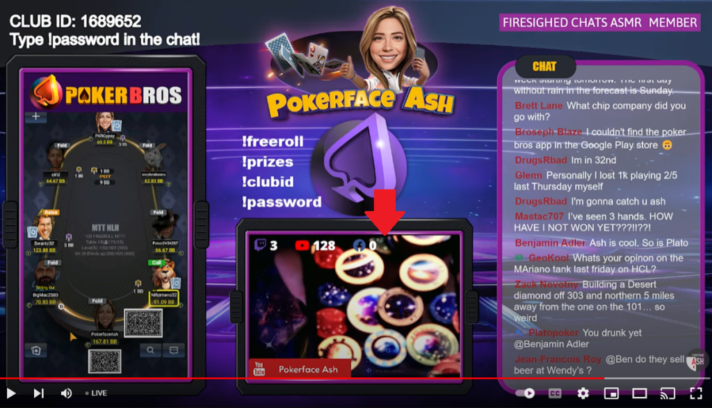 PokerFace Ash Looking To Get Set Of Chips - Help Her Out! | Poker Chip ...