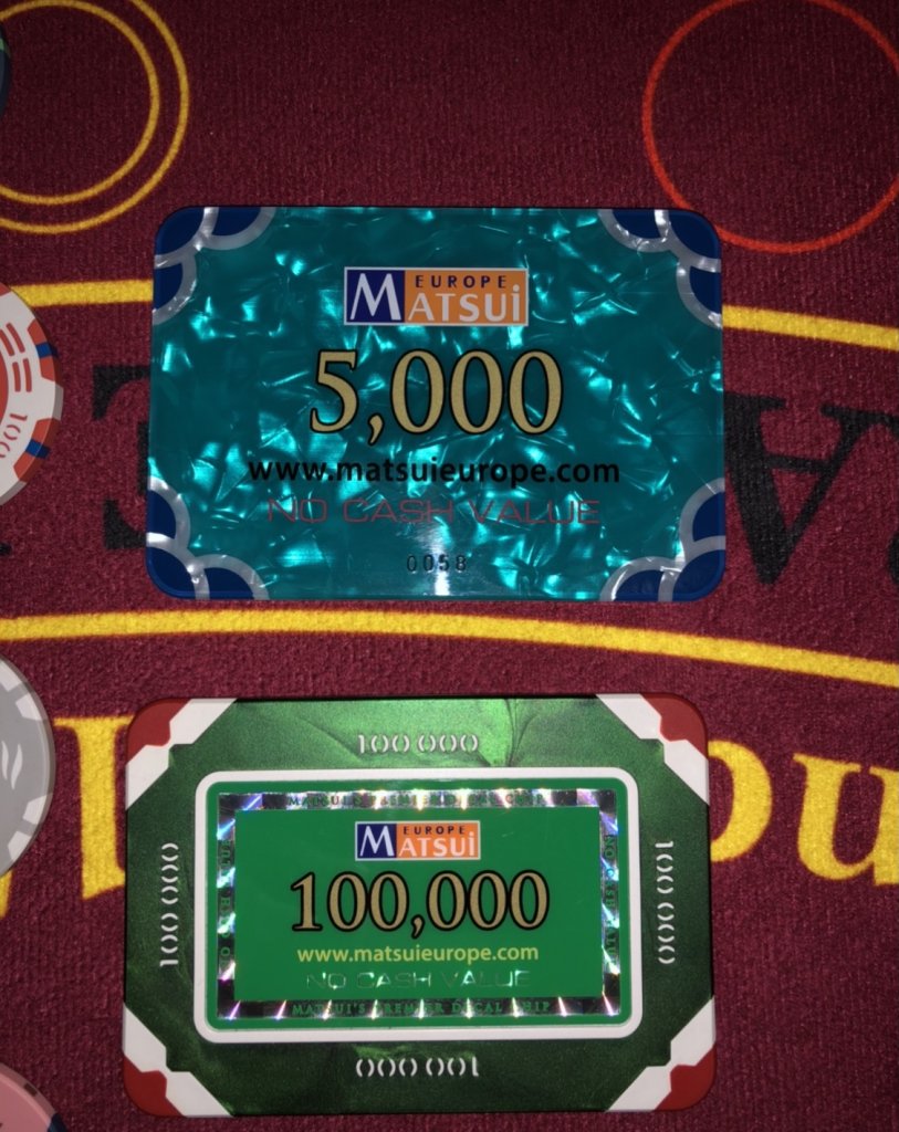 Sold - Matsui samples with plaques and hybrid ceramics | Poker Chip Forum