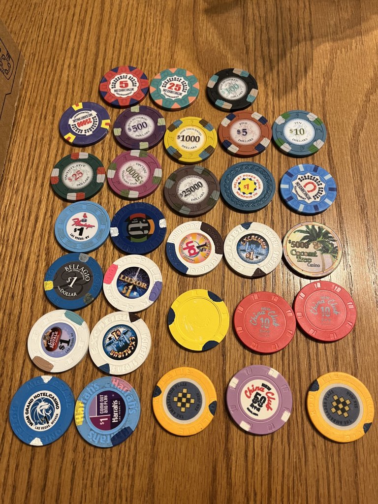 Sold - Samples and some live chips | Poker Chip Forum