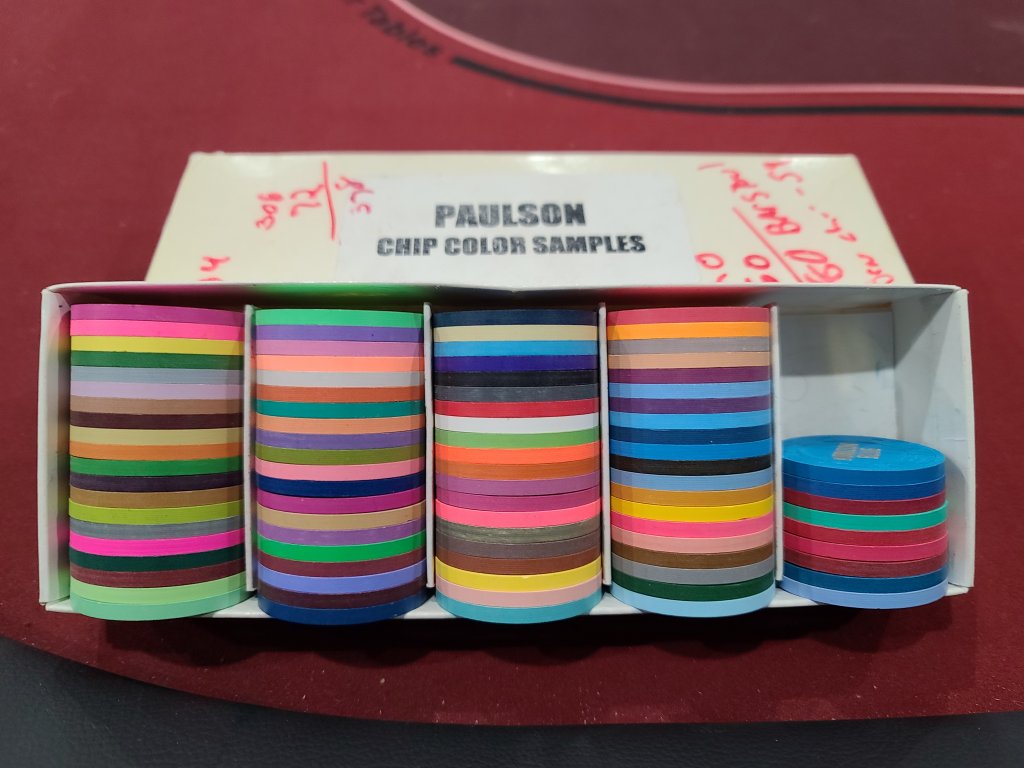 Canceled - 89 Chip Paulson Color Sample | Poker Chip Forum
