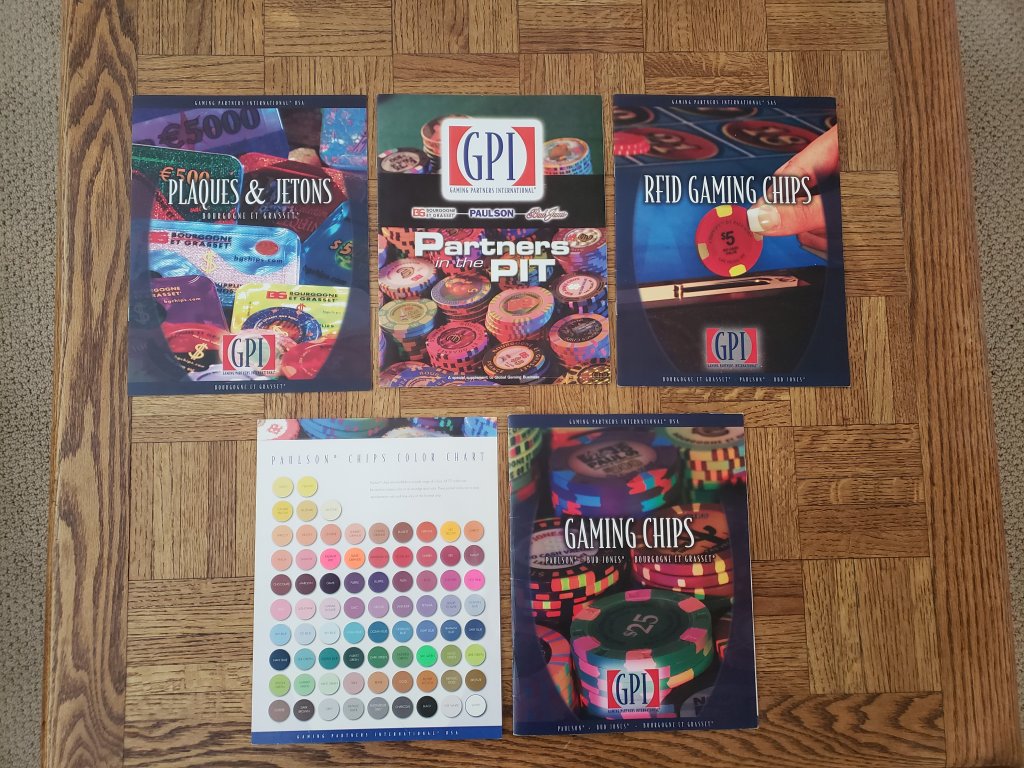 Sold - Chip Manufacturer Catalog Set | Poker Chip Forum