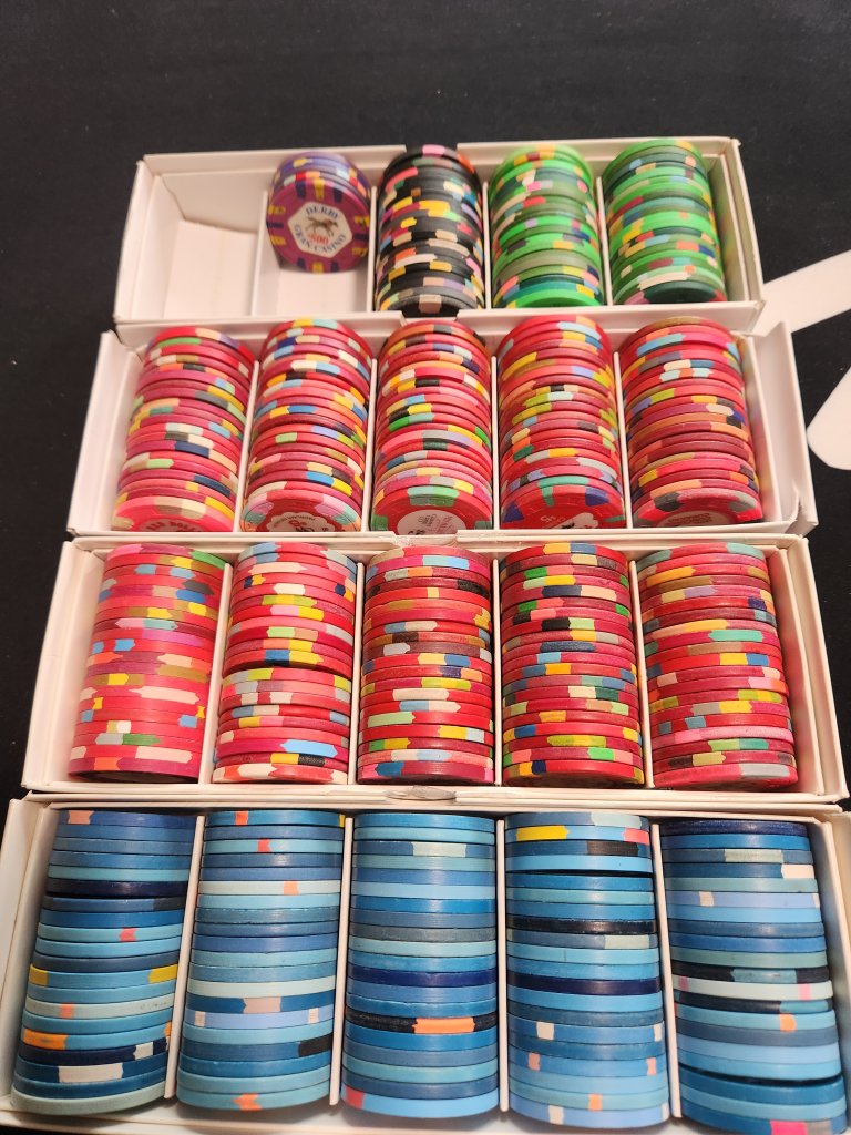 Sold - Complete Paulson THC "rat rod" Set | Poker Chip Forum