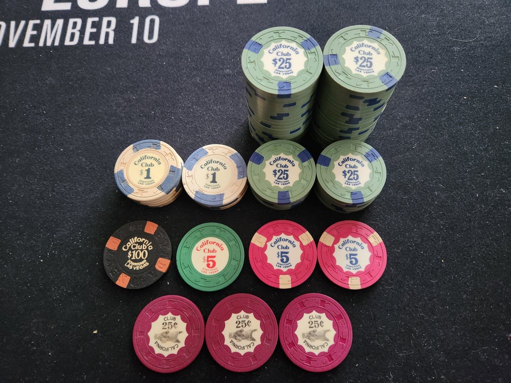 For Sale - 1960s California Club Chips - Las Vegas | Poker Chip Forum