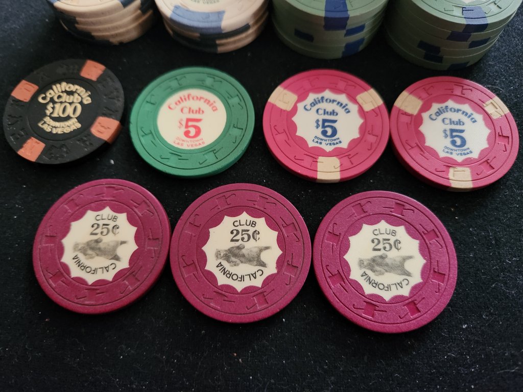 For Sale - 1960s California Club Chips - Las Vegas | Poker Chip Forum