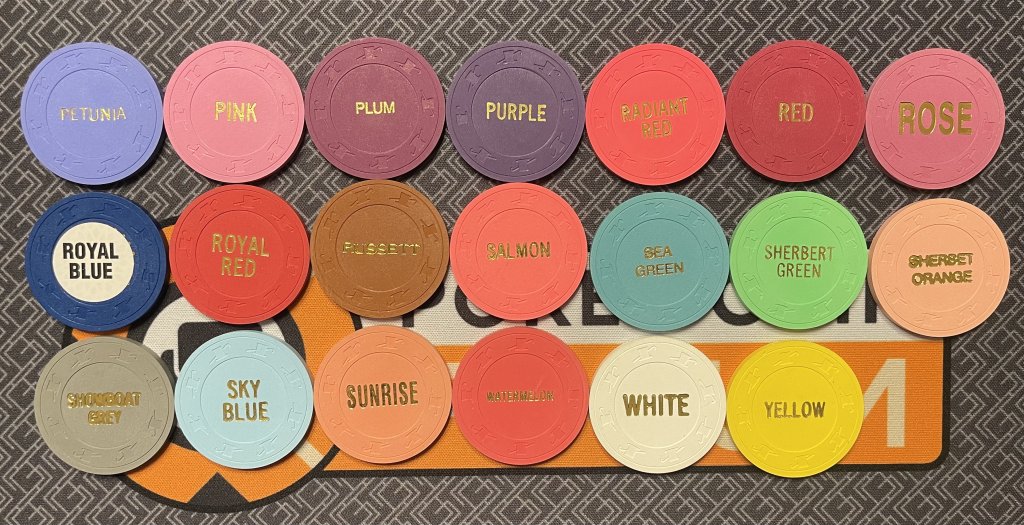 Canceled - 70 piece Paulson Color Sample Set | Poker Chip Forum
