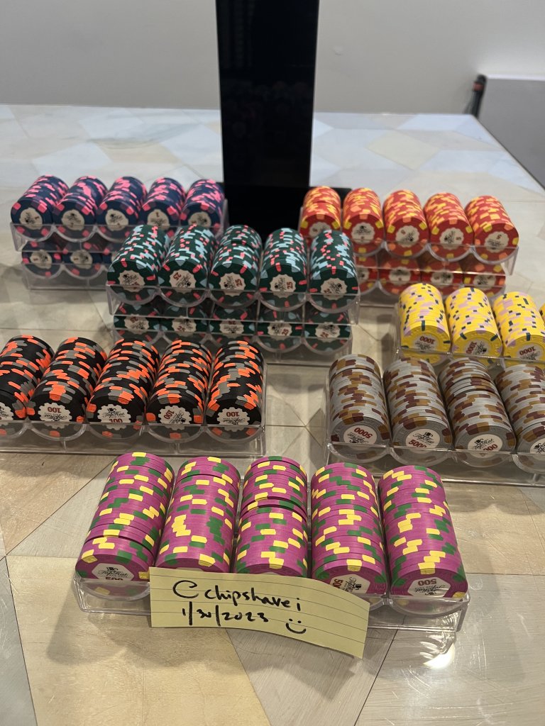 Sold - Paulson Top Hat and Cane (WTHC) Chips | Poker Chip Forum