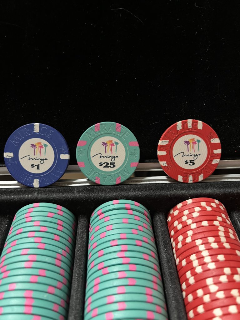 Sold - Catch and release - Mirage 39mm Tina no mold cash chips | Poker ...