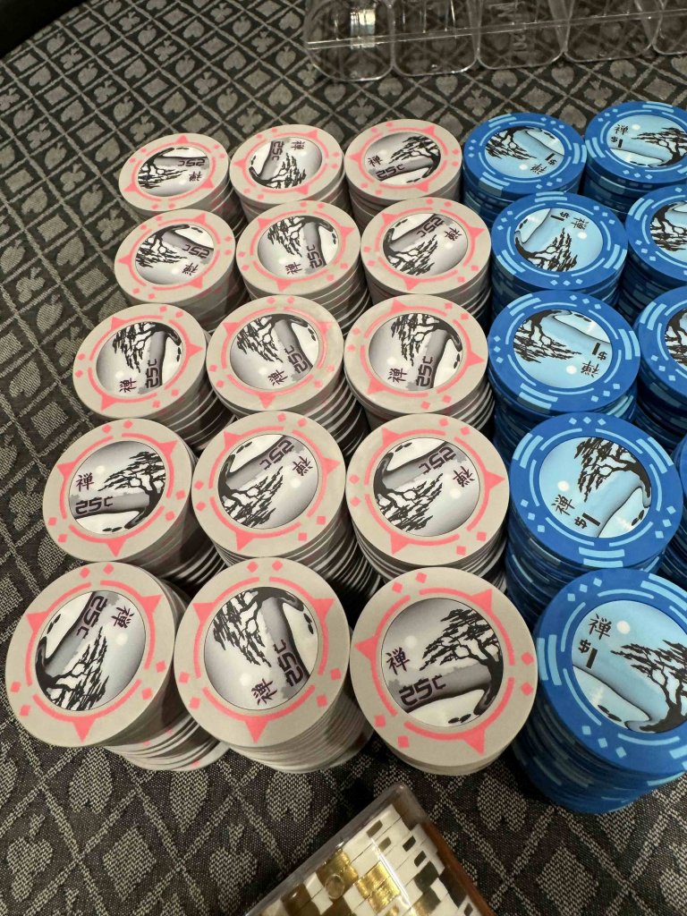 For Sale - Matsui Zen cash set. $3,260.21 plus shipping. | Poker Chip Forum