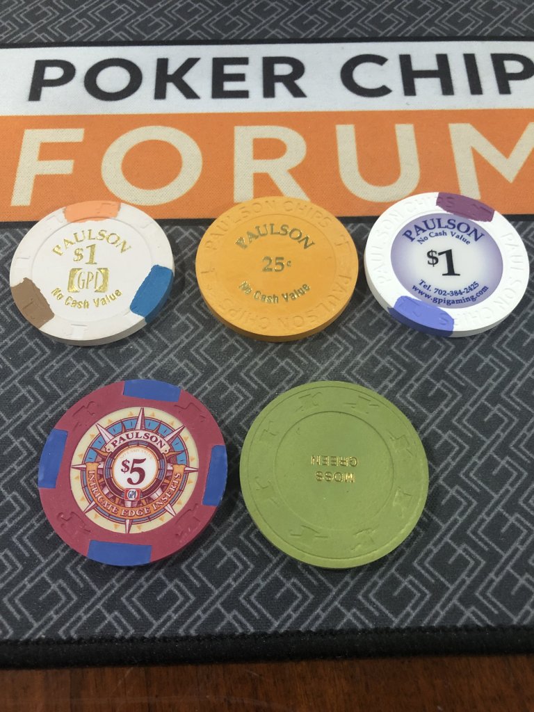 For Sale - Paulson Advertising Chips and Mixed Lots for Sale | Poker ...