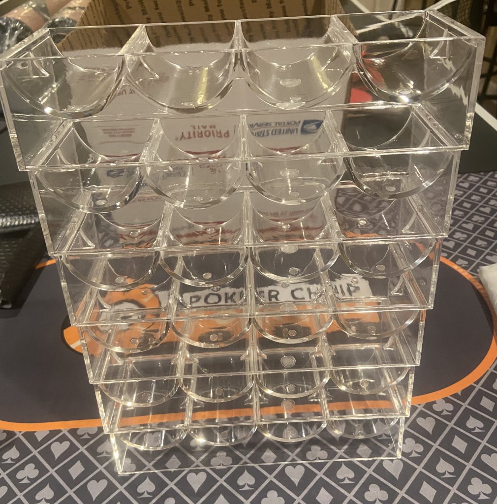 Sold - 50mm CHIP RACKS | Poker Chip Forum