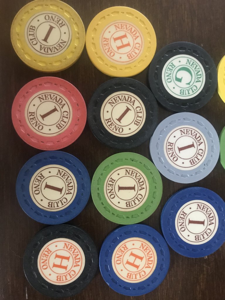 Sold - Nevada Club chips | Poker Chip Forum