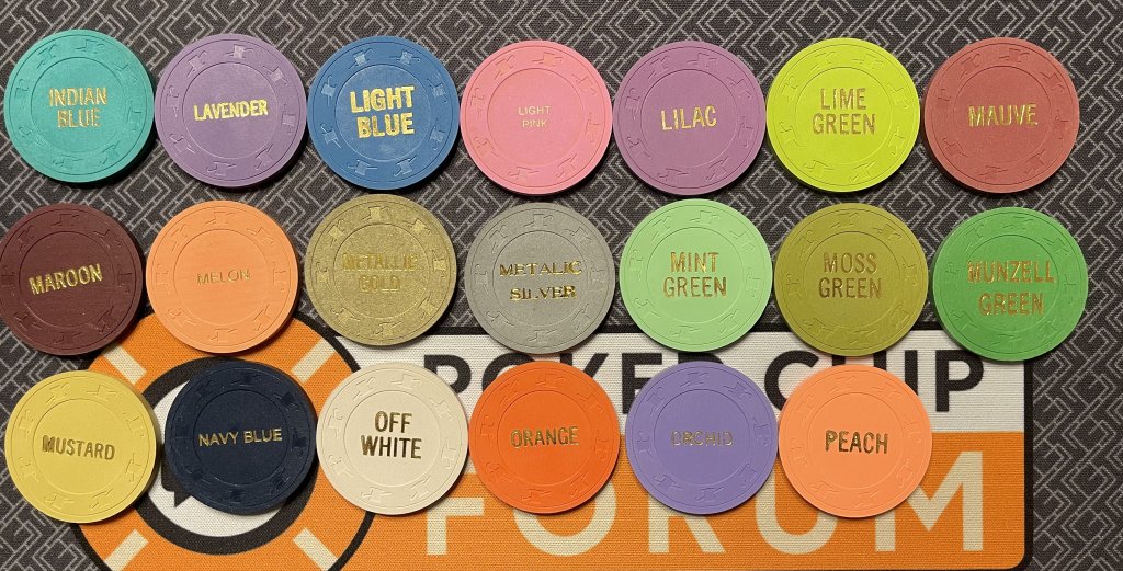 Canceled - 70 piece Paulson Color Sample Set | Poker Chip Forum