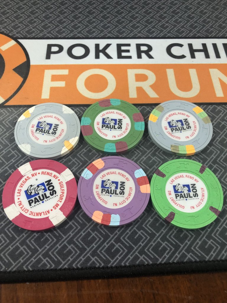 For Sale - Paulson Advertising Chips and Mixed Lots for Sale | Poker ...