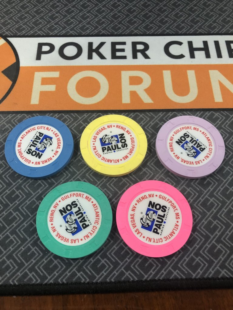 For Sale - Paulson Advertising Chips and Mixed Lots for Sale | Poker ...