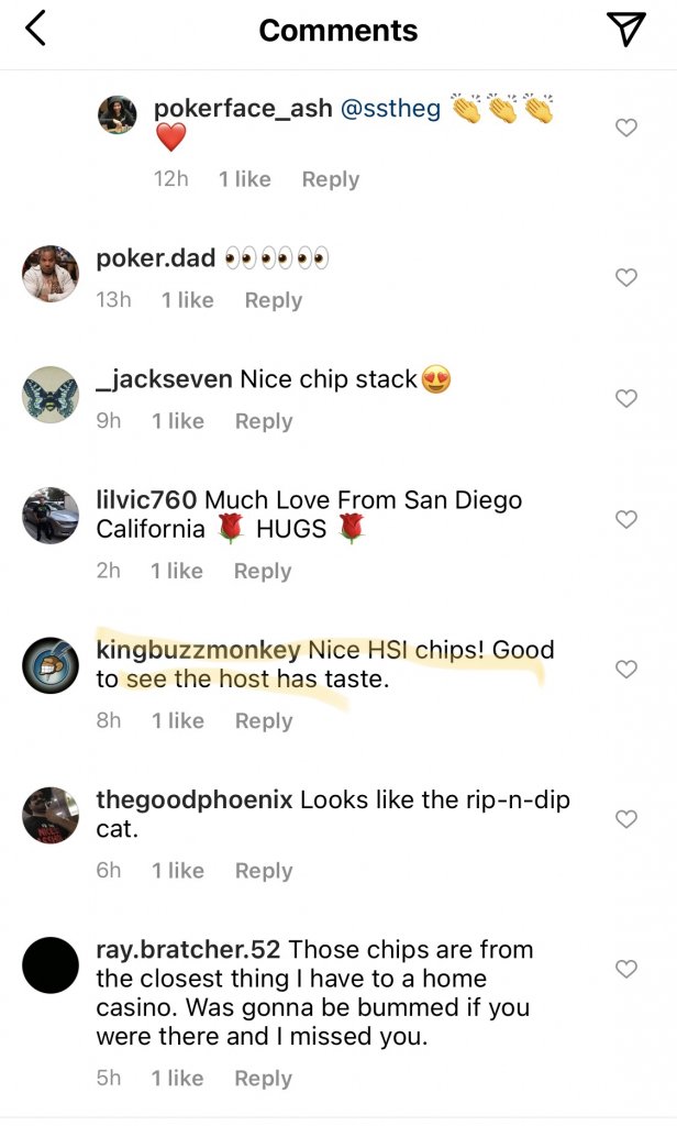 Whose HSI set made Pokerface_ash Instagram post? | Poker Chip Forum