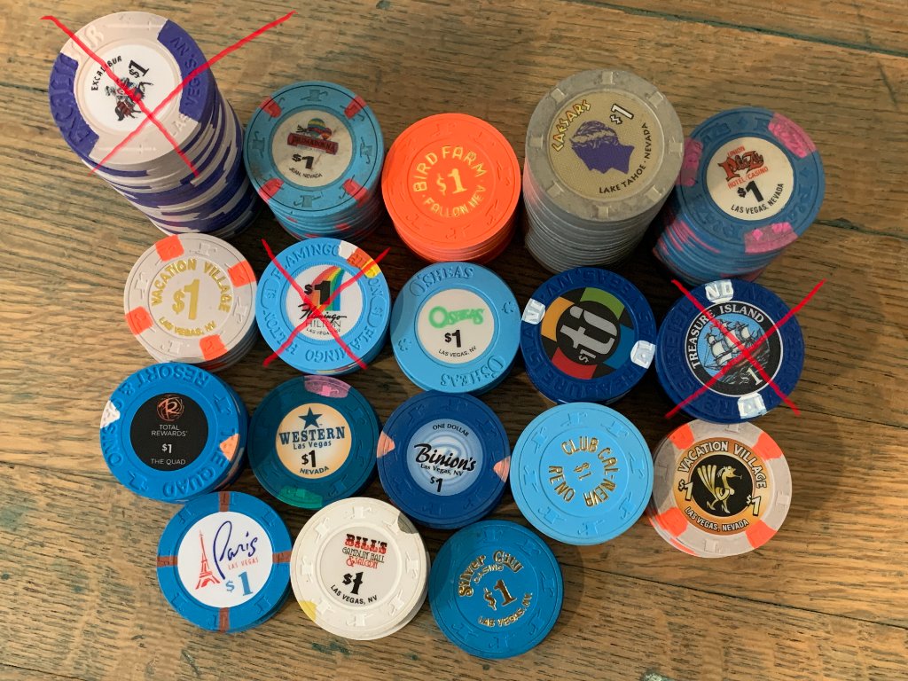 For Sale - Nevada Rack Fillers | Poker Chip Forum