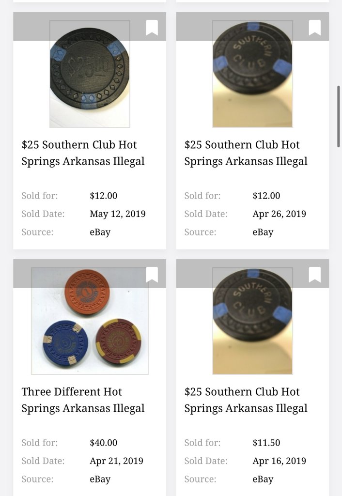 Southern Club Hot Springs | Poker Chip Forum