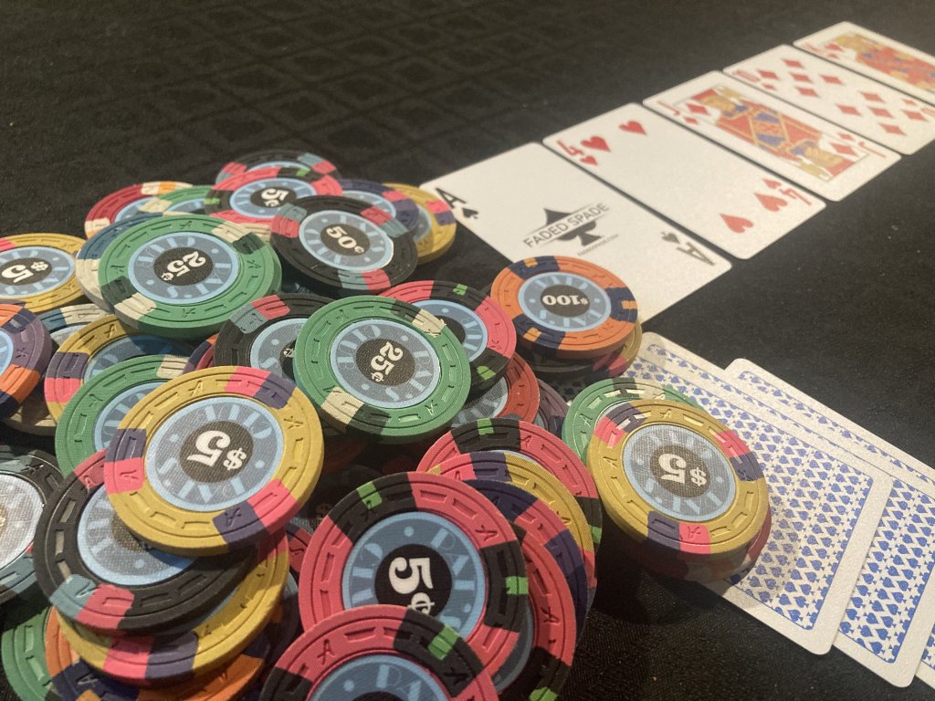 Pats Club CPC blanks with homemade labels | Poker Chip Forum