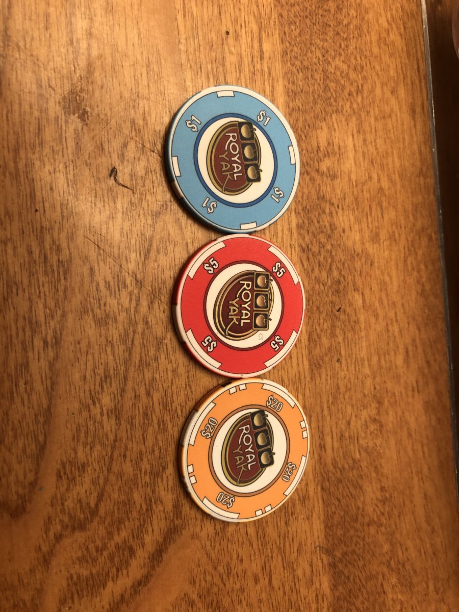 Sold - Royal Yak Cash Chips (300) | Poker Chip Forum