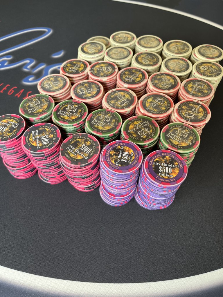 Sold - Cadillac ranch chipco set | Poker Chip Forum
