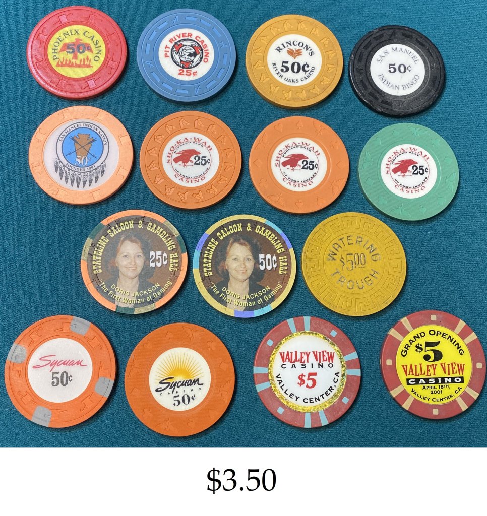Sold - Casino Singles for sale, and some sample sets (image heavy - 15 ...