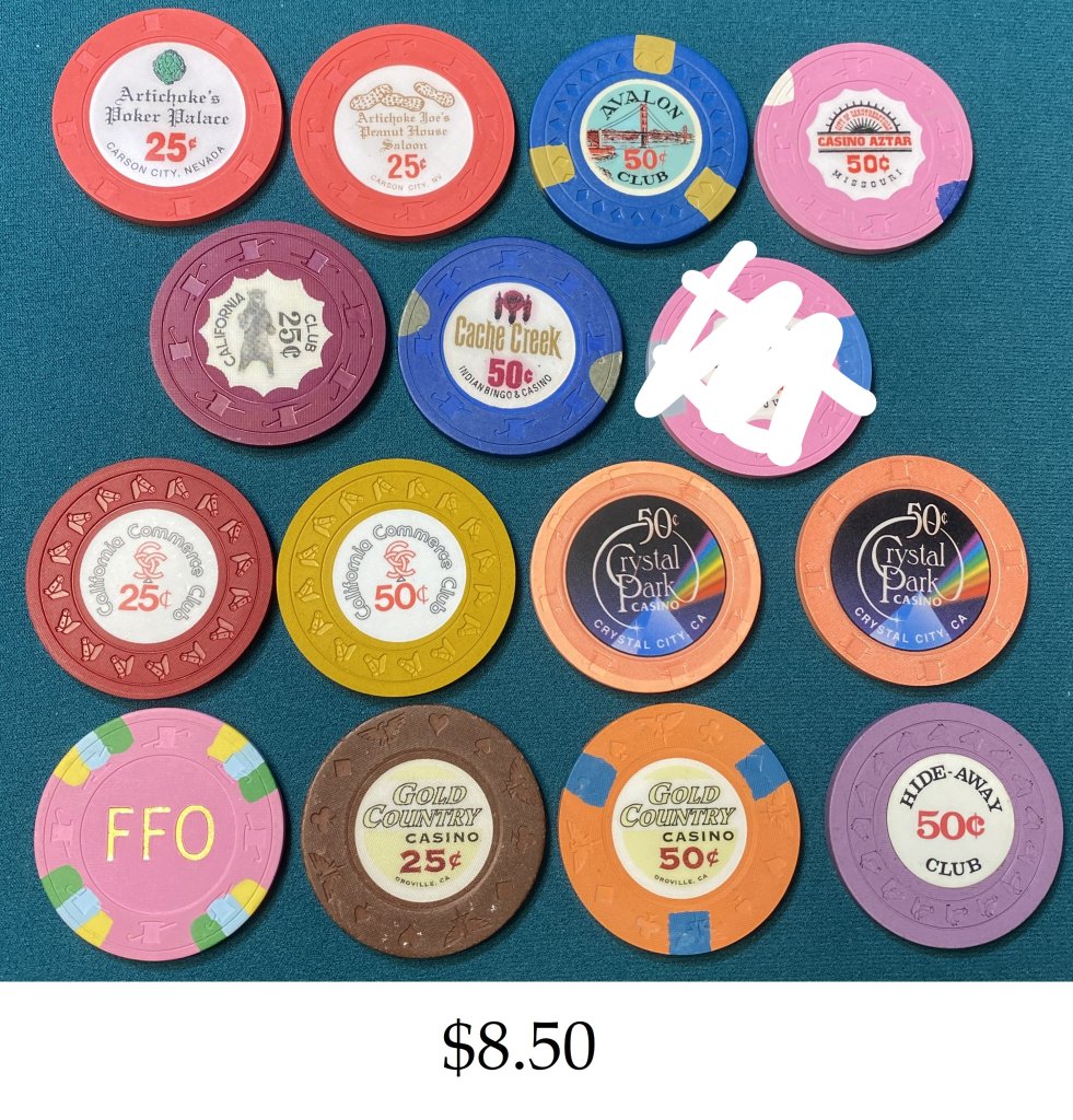 Sold - Casino Singles for sale, and some sample sets (image heavy - 15 ...
