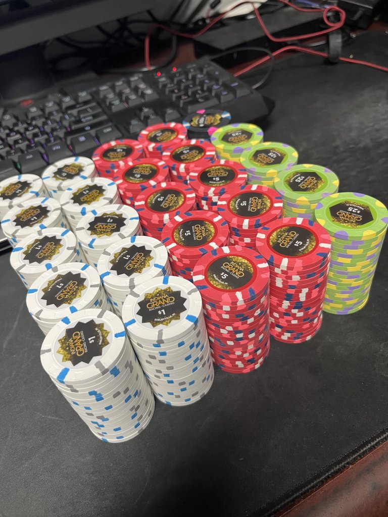 Sold - Indiana Grand Cash Set (LAST PRICE DROP) | Poker Chip Forum