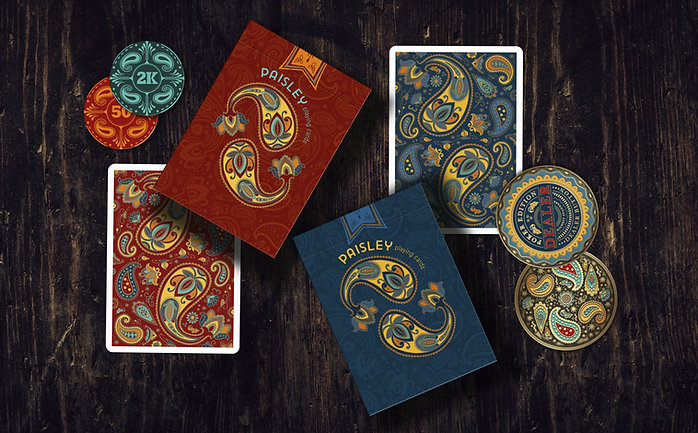 Dutch Card House Company "Paisley" product line - thoughts? | Poker ...
