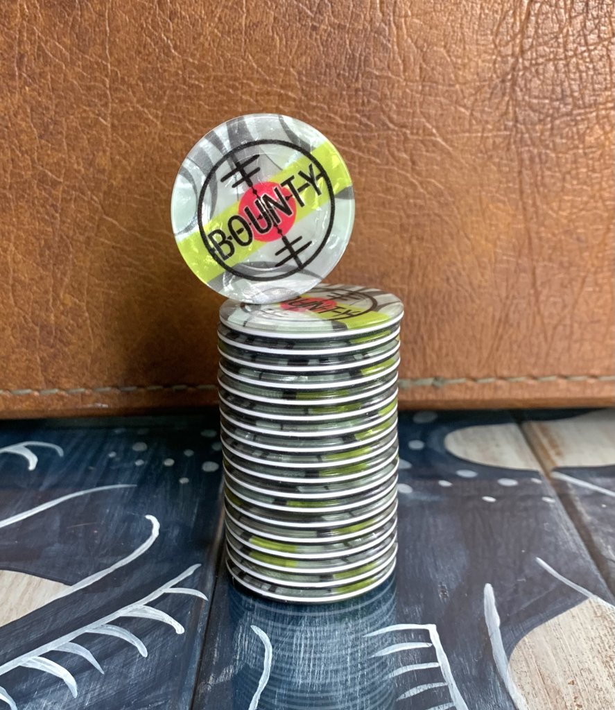 Sold - 20x MSK 40mm Acrylic Bounties | Poker Chip Forum