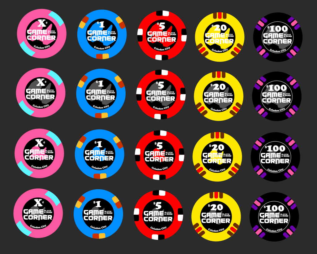 Pokemon (Game Corner) Mockup | Poker Chip Forum