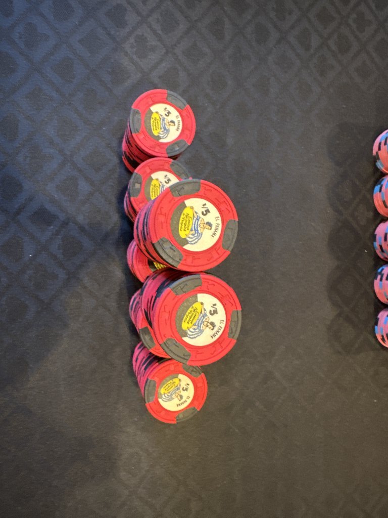 Sold - THC Leaded Red 312 5's 120 chips | Poker Chip Forum