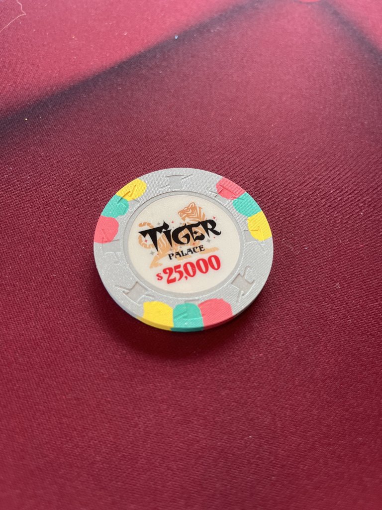Trade - Any Tiger Single for Tiger $25,000 25K Secondary | Poker Chip Forum