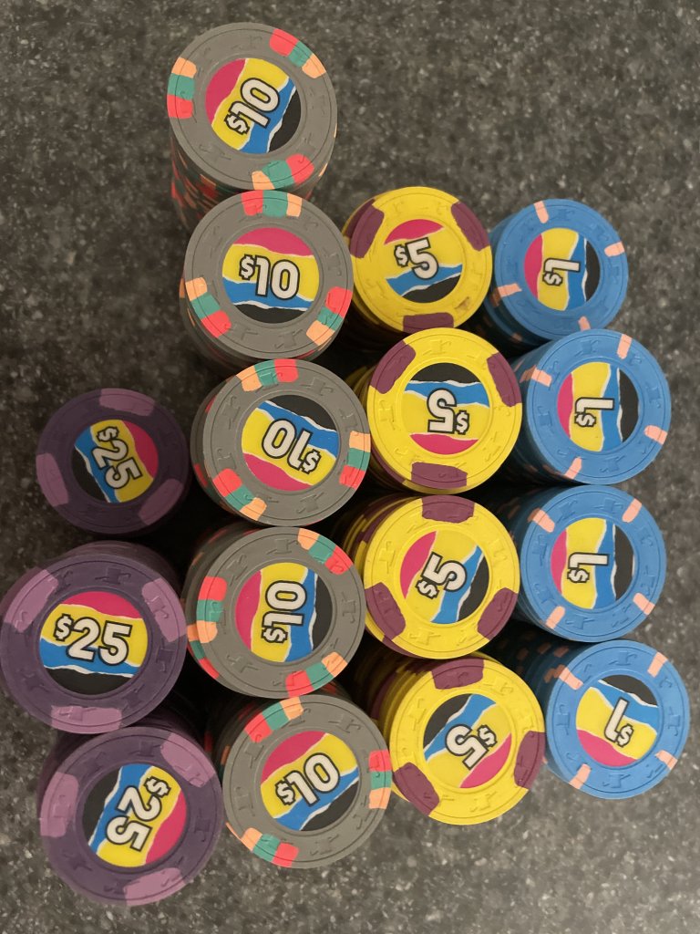 Sold - Nice custom Paulson THC set | Poker Chip Forum