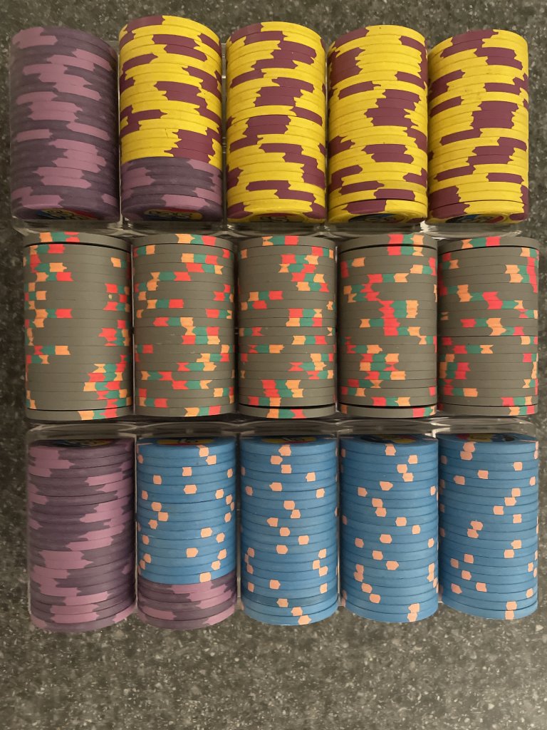 Sold - Nice custom Paulson THC set | Poker Chip Forum