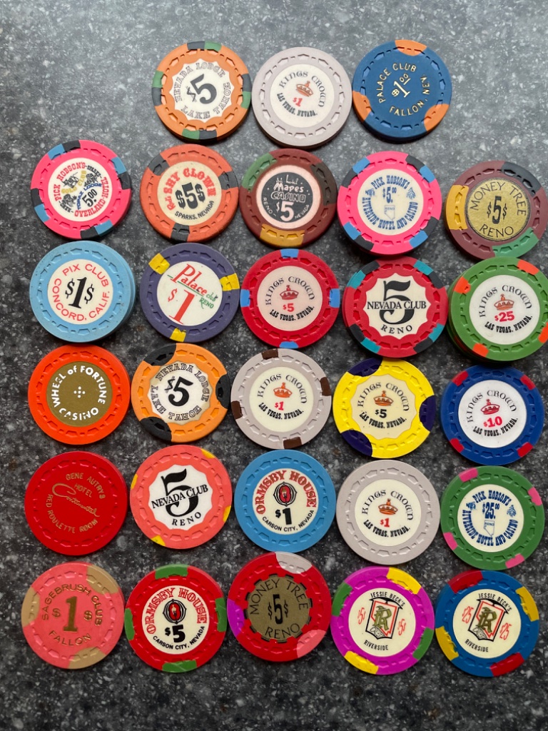 Sold - Nice Small Crown chips | Poker Chip Forum