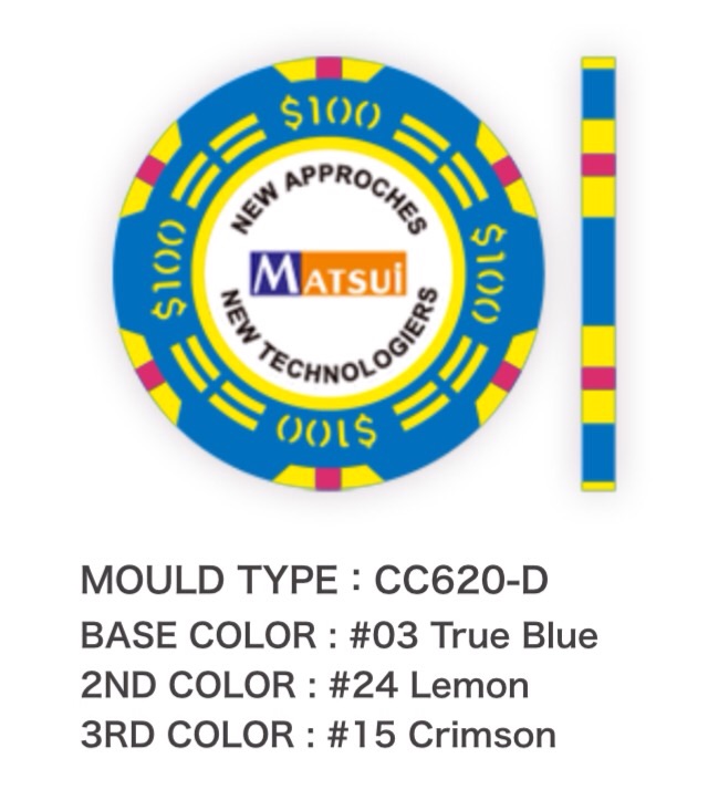 Help me to design a Matsui chip | Poker Chip Forum
