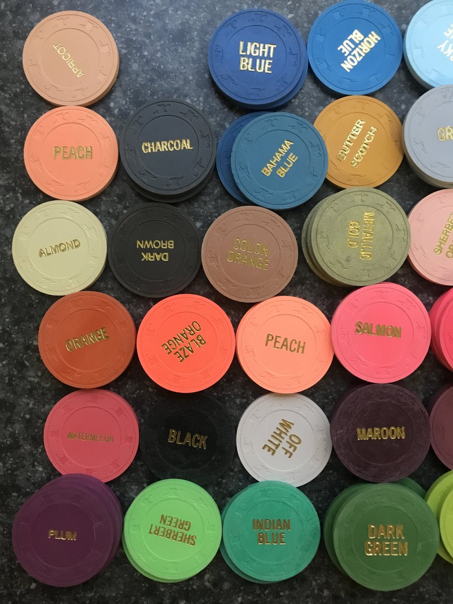 For Sale - Paulson color samples | Poker Chip Forum