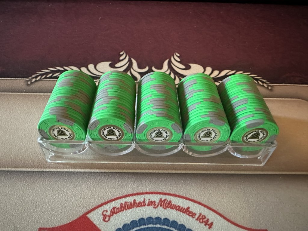 Sold - California Bell $2 Rack | Poker Chip Forum