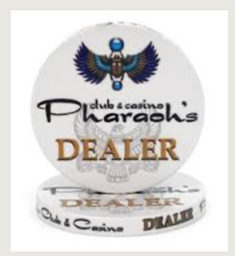 Found - Pharaoh dealer button | Poker Chip Forum